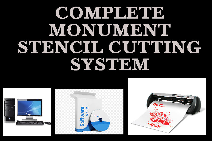 COMPLETE TURN KEY MONUMENT STENCIL CUTTING SYSTEM – MicompGraphix